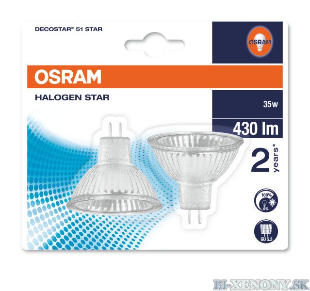 Osram Decostar 51S ST 35 W 12 V 36° GU5.3 - Bi-Xenony.sk - auto-xenony ...